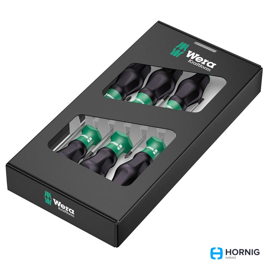 WERA sada šroubováků PL+PH+PZ 6-dílná, Comfort 031553 - Nářadí Hornig