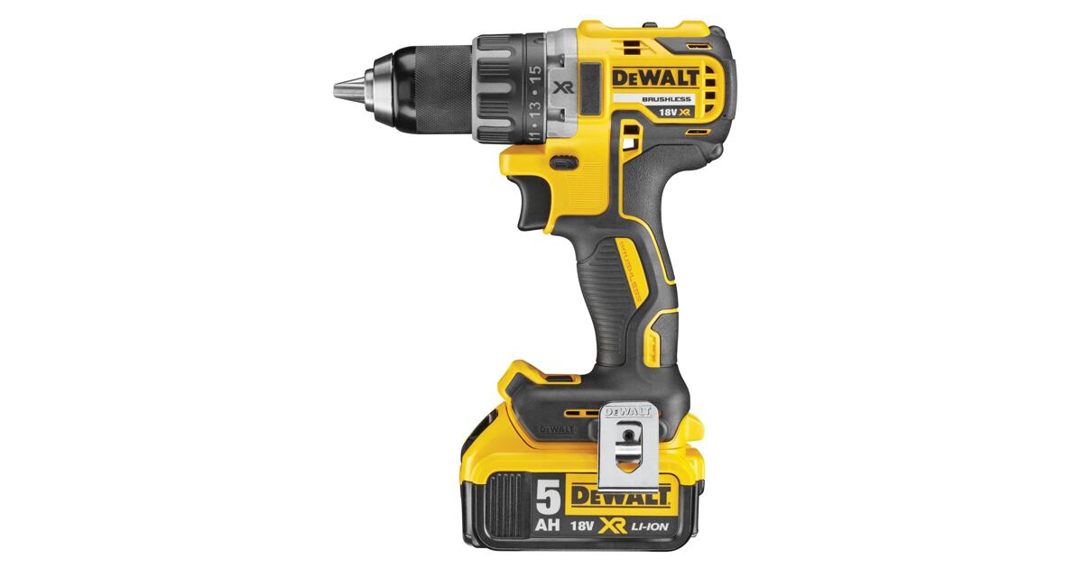 DeWalt DCD791P2 aku bezuhlíková vrtačka 18V/2*5Ah XR Li-Ion, TSTAK kufr ...