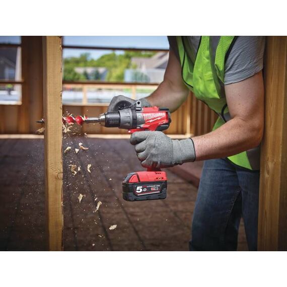 MILWAUKEE M18 FPD-502X bezuhlíková aku vrtačka 18V/2*5Ah, 135Nm, kufr ...