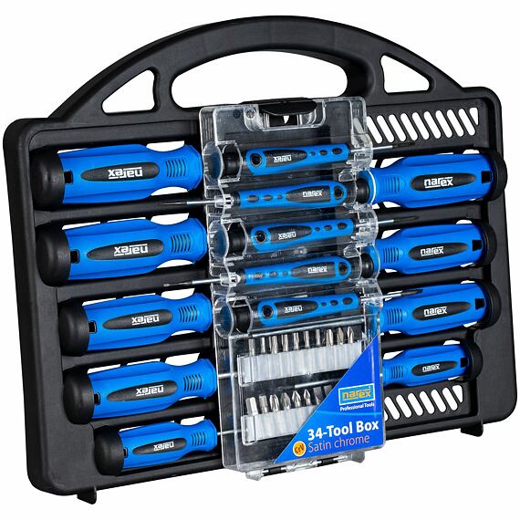 NAREX 65405489 sada šroubováků 34-Tool Box - Nářadí Hornig